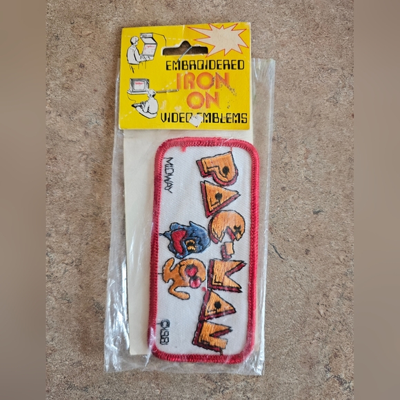 Video Games & Consoles | New Old Stock Vintage 1981 Pacman Embroidered ...